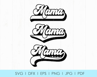 Loved Mama SVG, Mama Shirt SVG Png Cutting Files for Cricut and ...