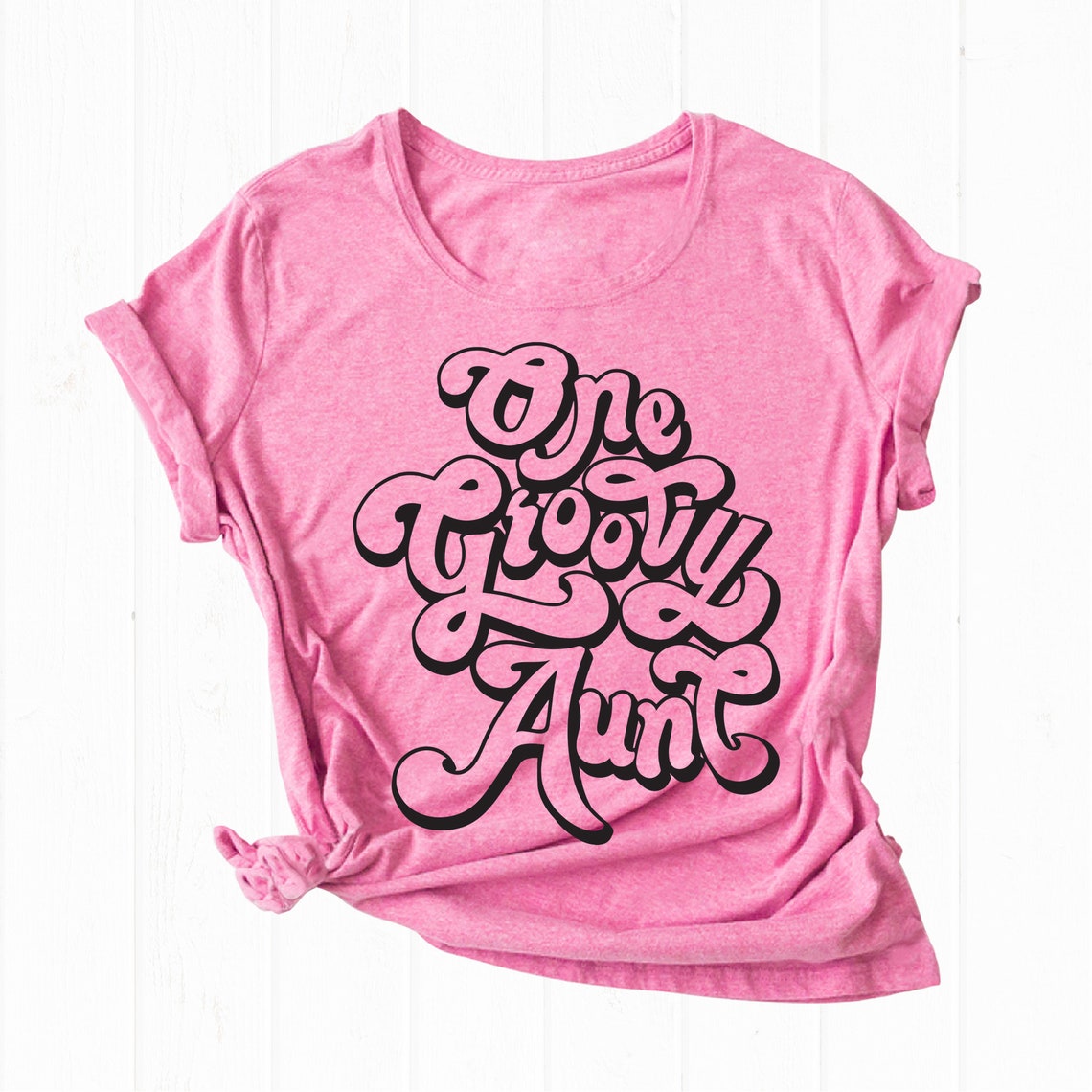 One Groovy Aunt Svg Groovy Shirt SVG Png Cutting Files for - Etsy