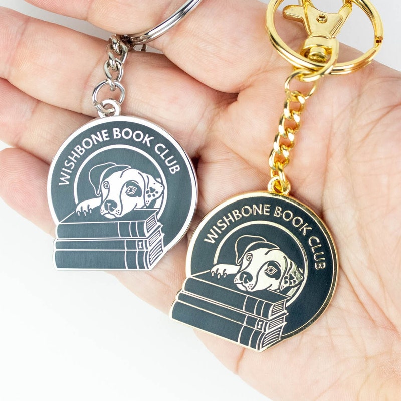 Wishbone Keychain - Etsy