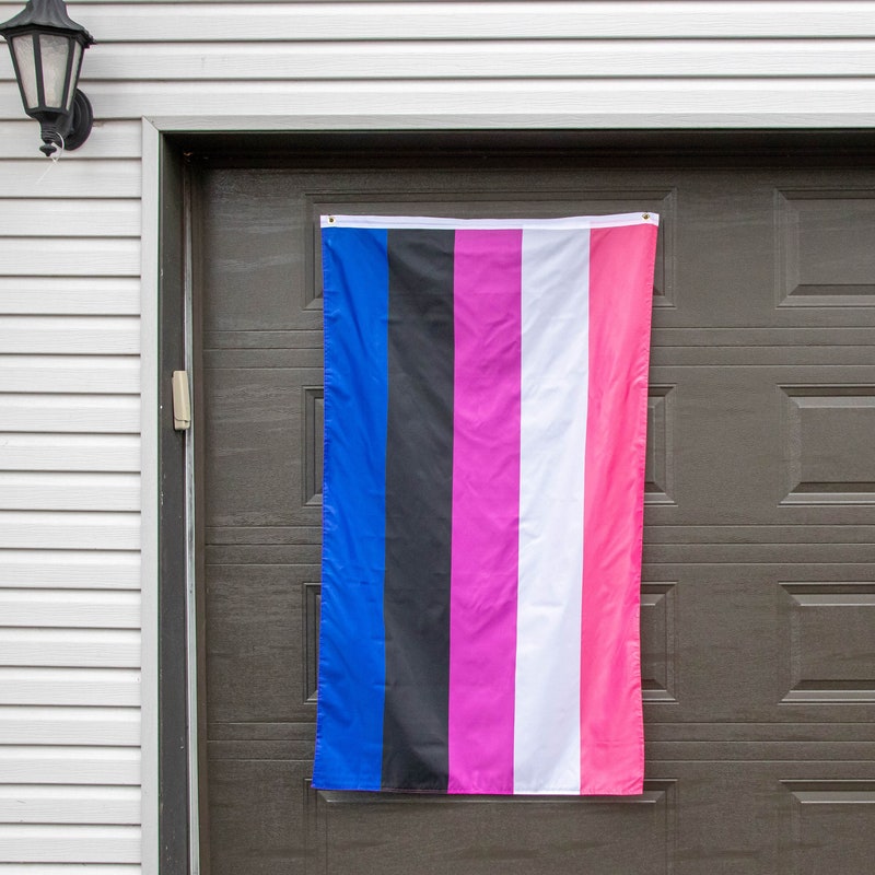 Genderfluid Hand Flag - Etsy UK