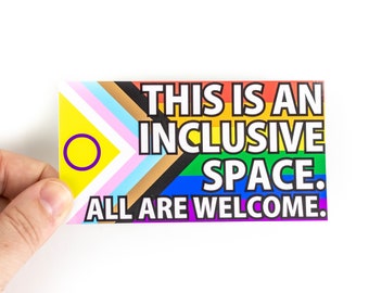 This is a Safe Space Progress Flag LGBTQ POC Transgender Flag Vibrant ...