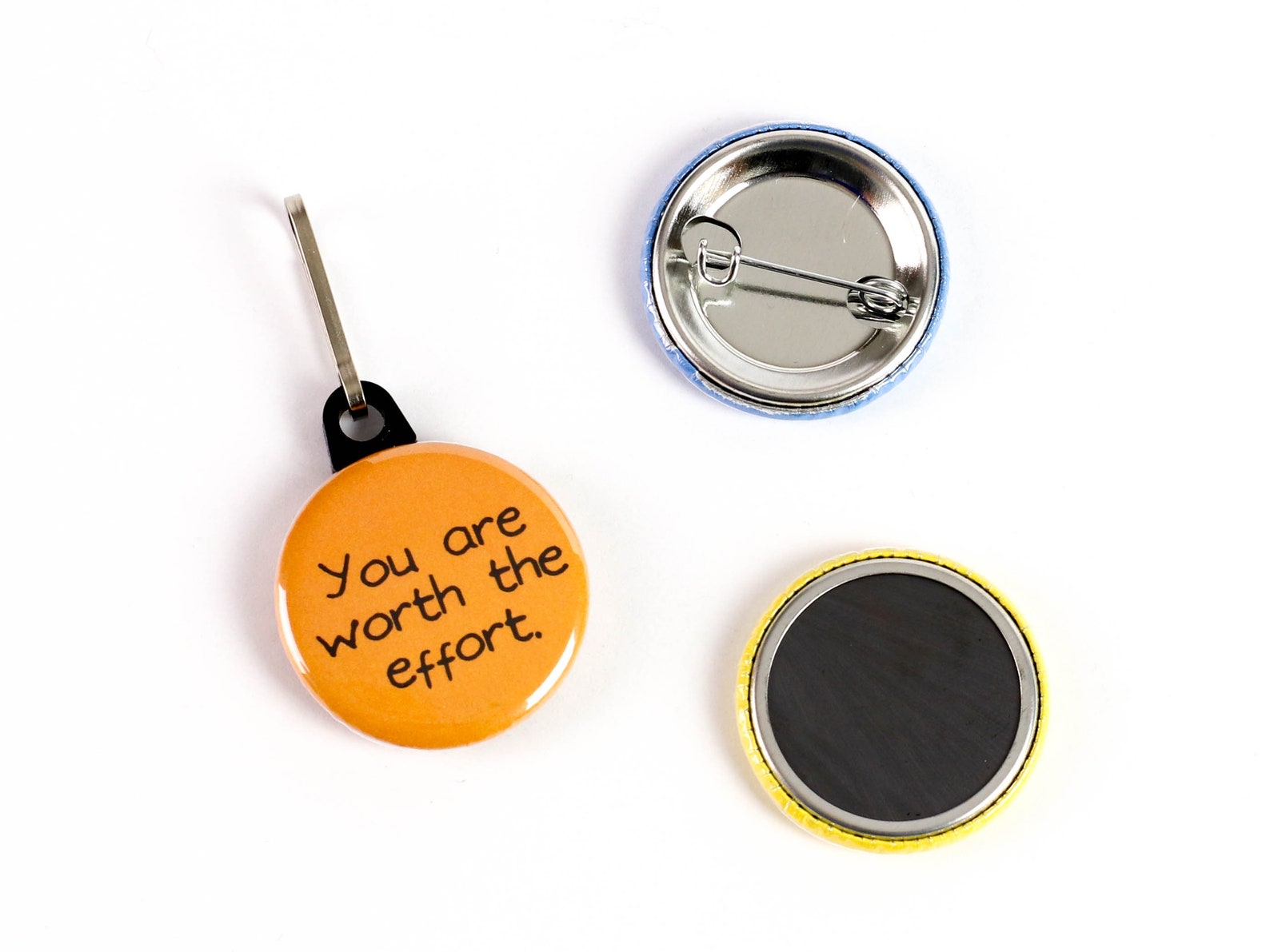 Positive Affirmations Buttons or Ceramic Magnets: Positive Self Talk ...