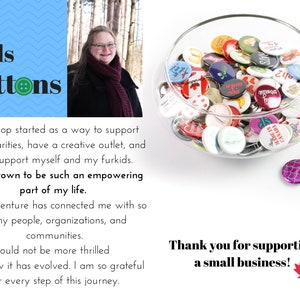 Positive Affirmations Buttons or Ceramic Magnets: Positive Self Talk ...