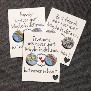 Personalized Long Distance Friendship Card: Pick Your Cities or ...