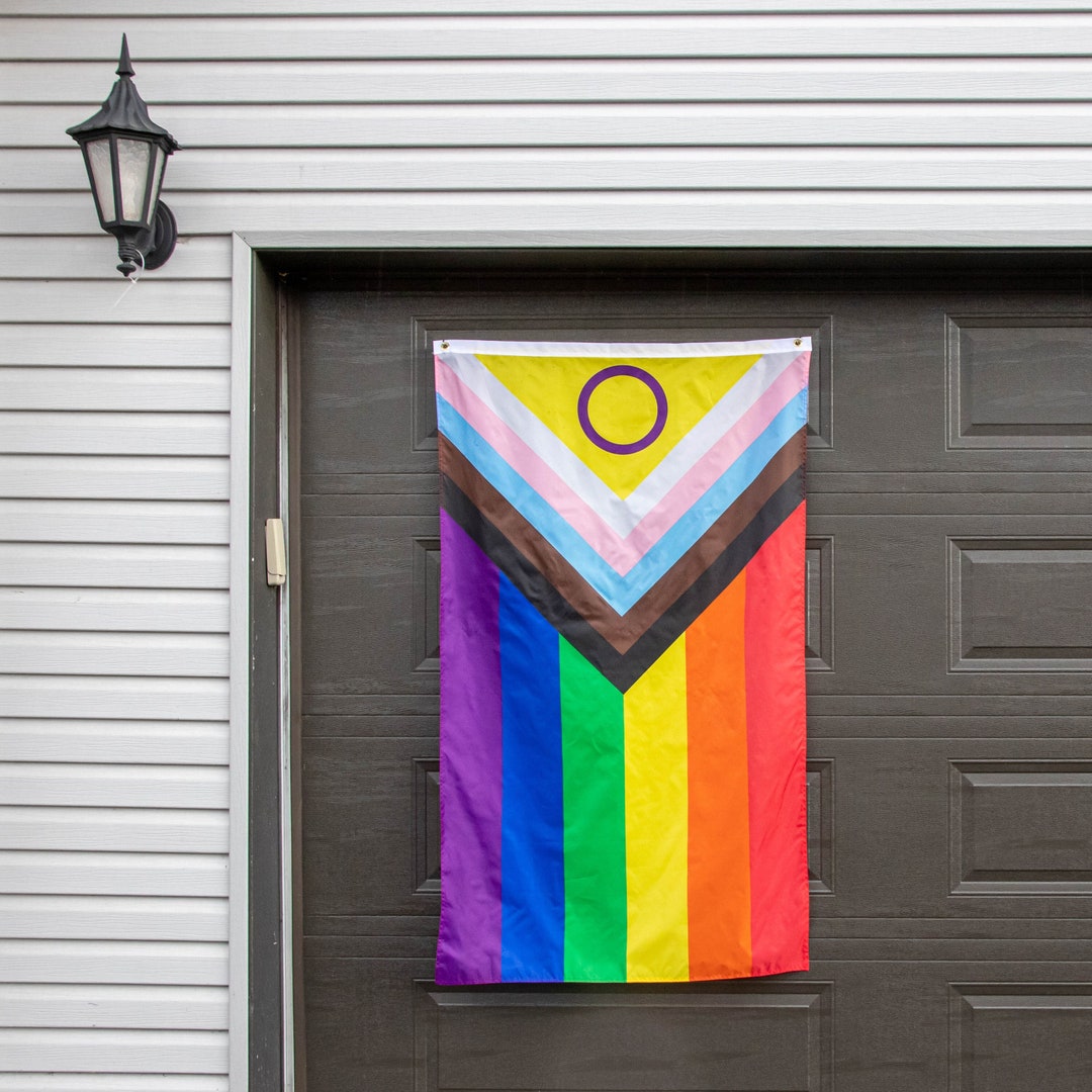 New Progress Pride Flag, 3x5' or Hand Pride Flag, Inclusive Pride Flags ...