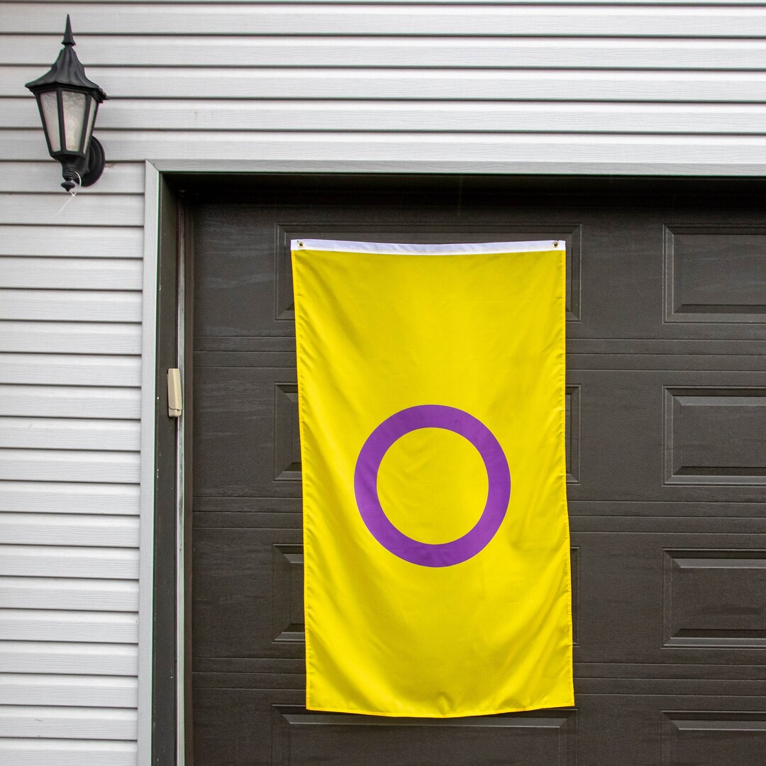 Intersex Pride Flag, 3x5' Pride Flag or Intersex Hand Flag, Intersex ...