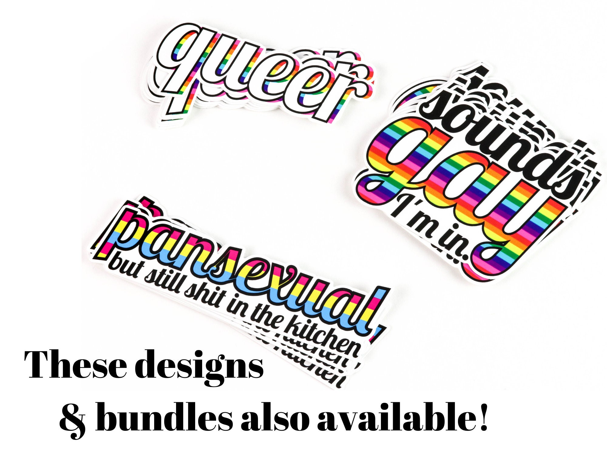 Queer Sticker Queer Die-Cut Sticker Supports The Ten Oaks | Etsy