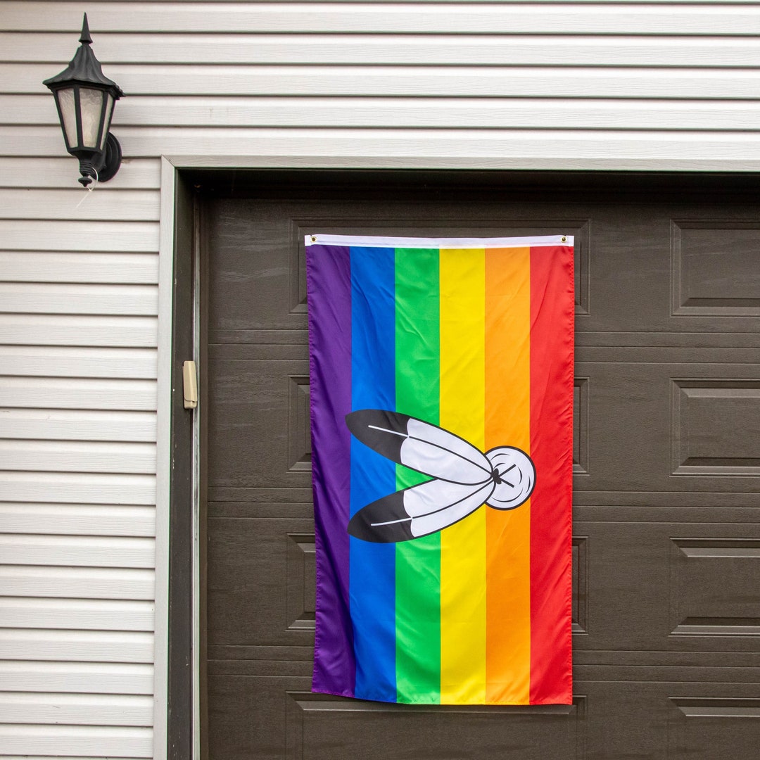Two Spirit Pride Flag, 3x5' or Hand Rainbow Pride Flag, Pride Festival ...
