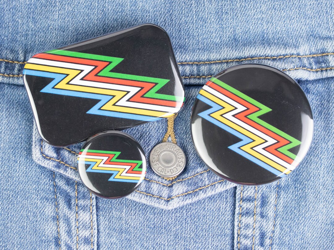 Disability Pride Flag Button, Disability Pride Magnet - Design by Ann ...