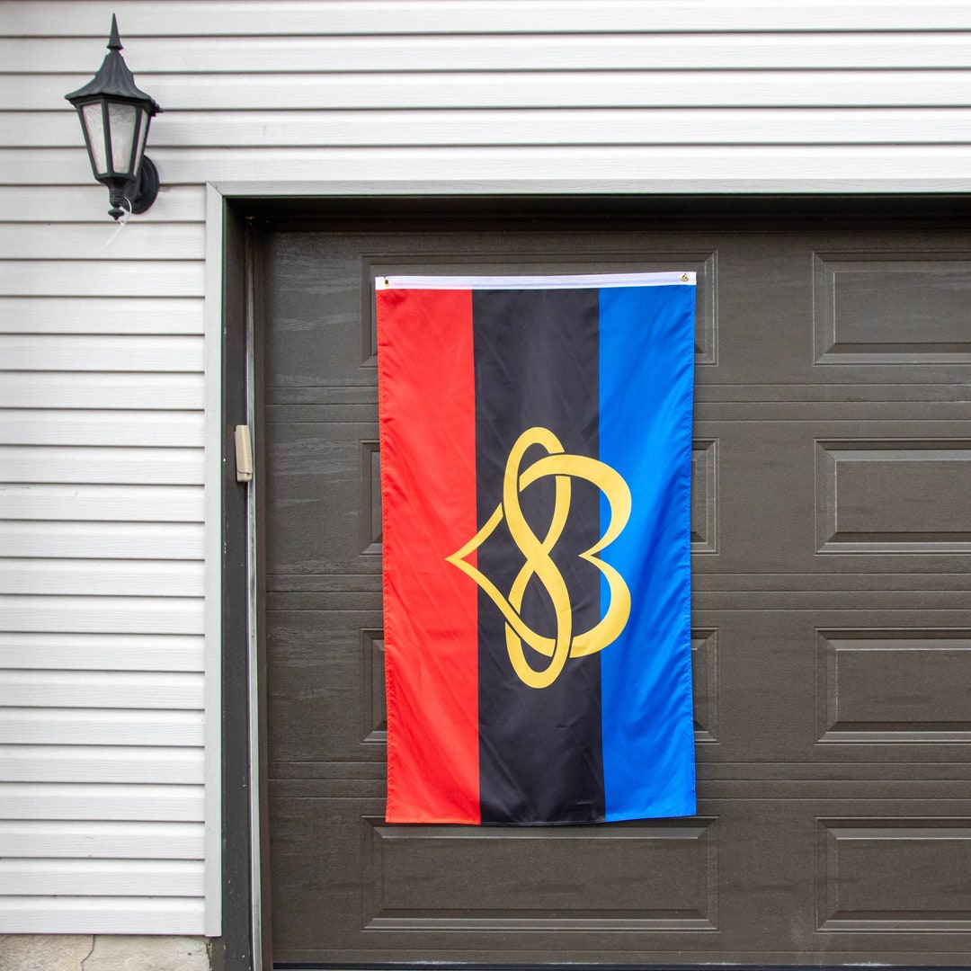 Polyamorous Pride Flag (infinity Heart Version), 3x5' Polyam Pride Flag ...