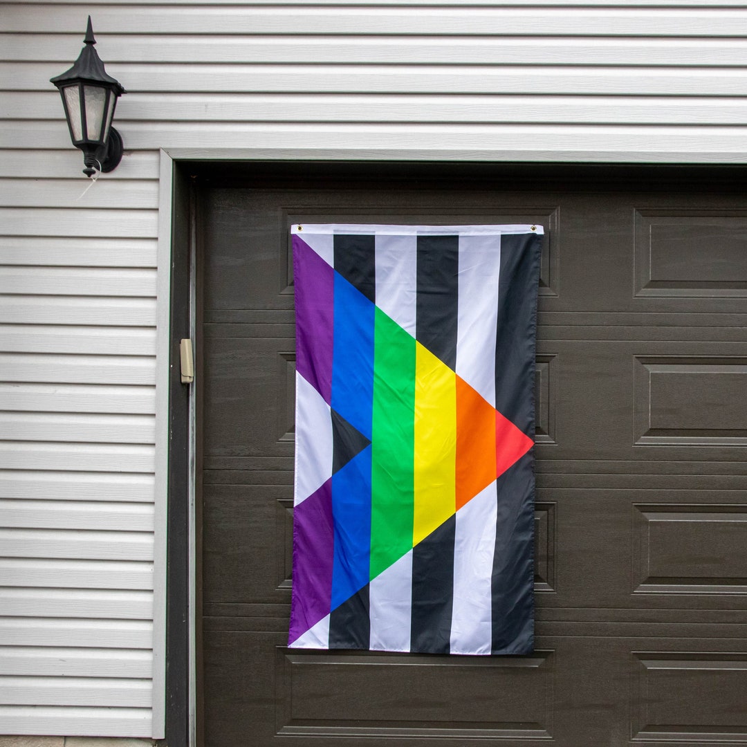 LGBTQ+ Ally Pride Flag, 3x5' or Hand Queer Ally Pride Flag, Pride ...