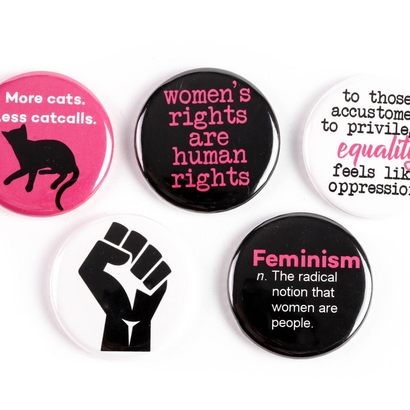 Feminist Buttons - Etsy