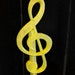 Bass or Treble Clef Christmas Tree Topper - Etsy