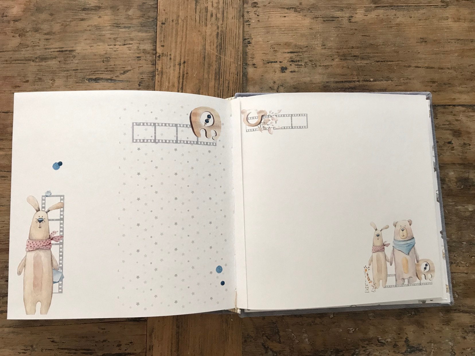 BABY BOY First Years Milestones Photo Album Scrapbook Album - Etsy ...