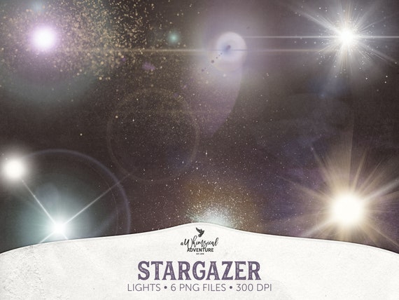 Galaxy Lights Overlays Cosmic Photoshop Clipart Celestial - Etsy