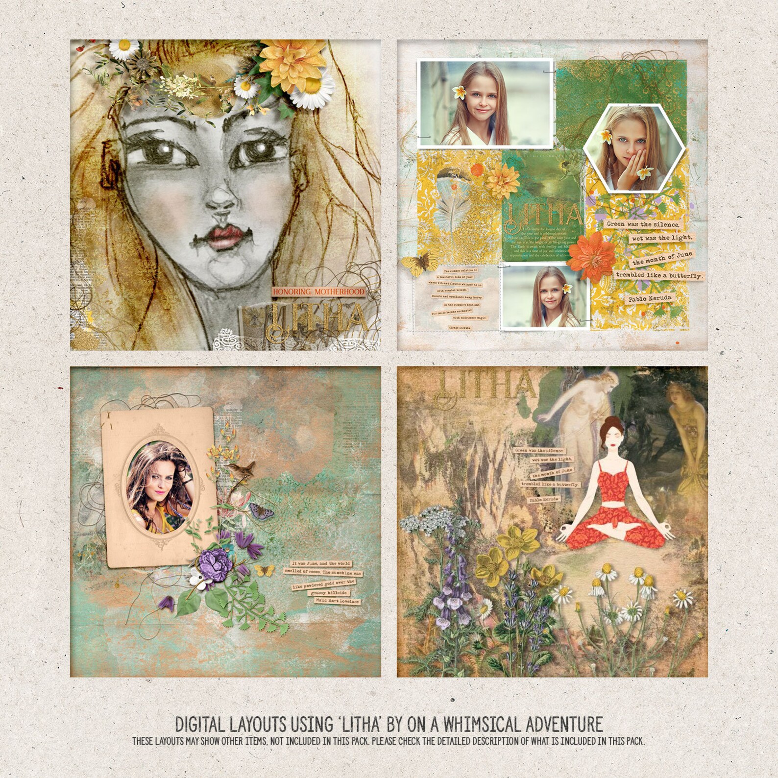 Litha Printable Word Art Summer Quotes and Sayings Junk - Etsy