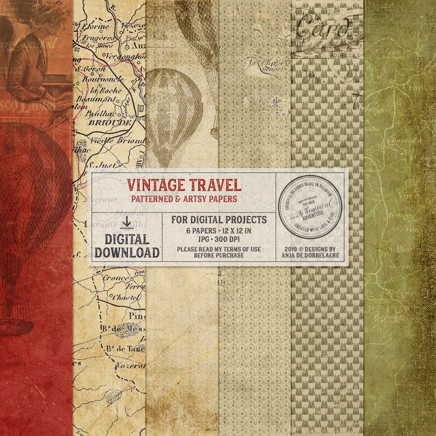 Old Map Vintage Style Grunge Paper Texture Digital Paper | Etsy