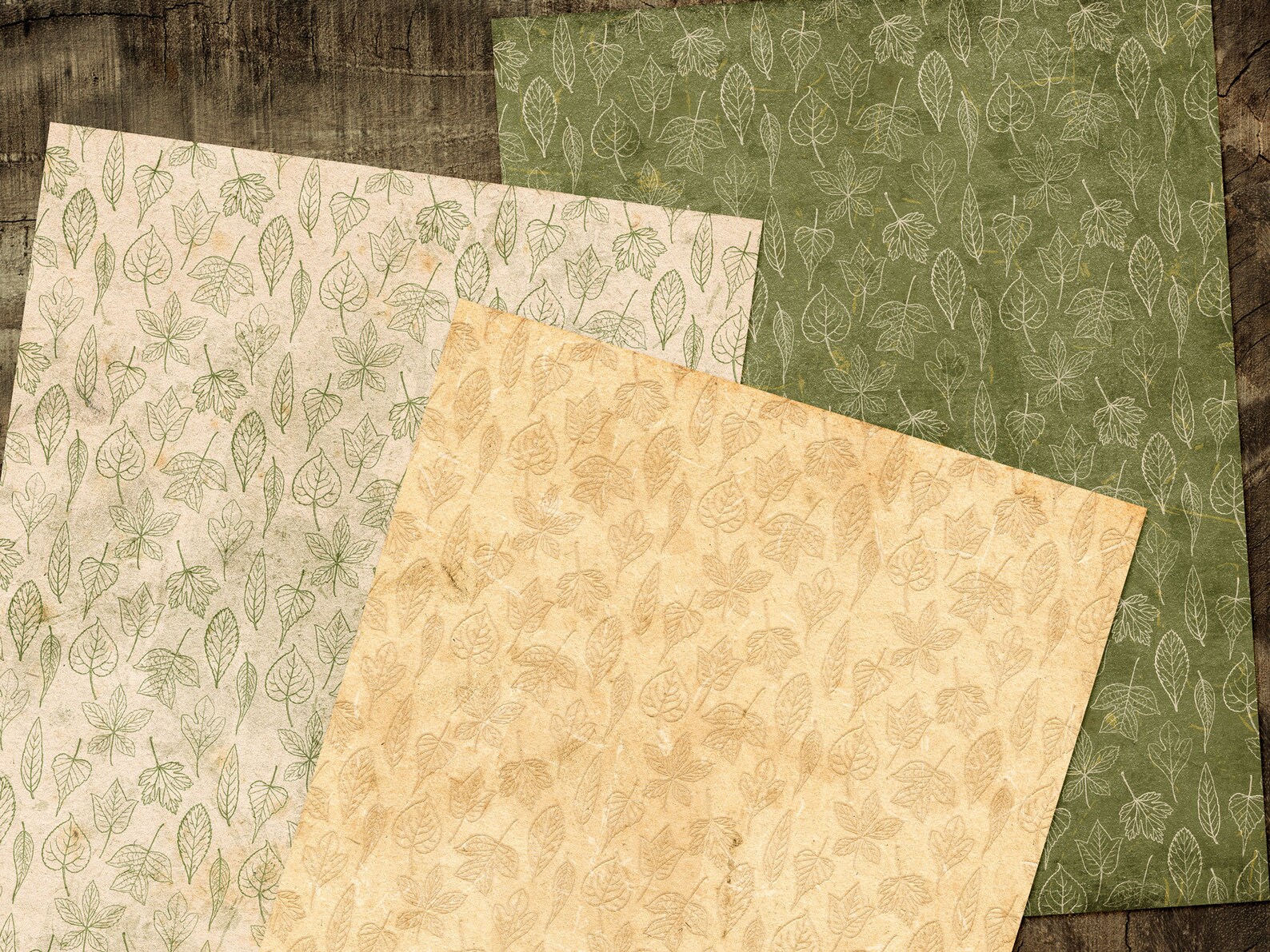 Grunge Fairycore Printable Papers, Botanical Print Scrapbook Paper ...