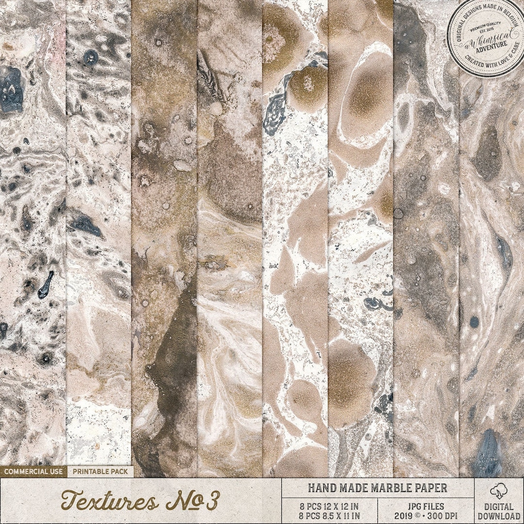 Unique Marble Print, Handmade, Modern Marble Print, Commercial Use OK ...
