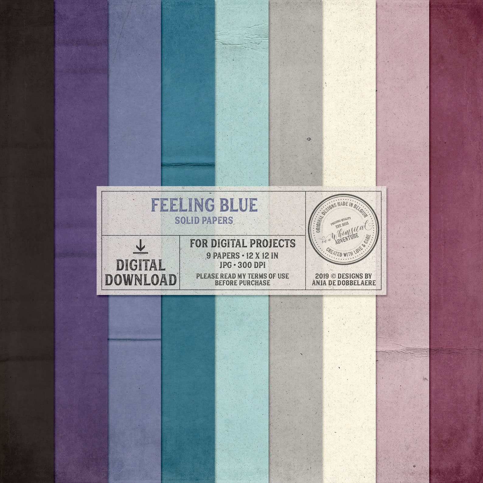 Feeling Blue Sadness Self-care Kit Anti-Anxiety Art | Etsy