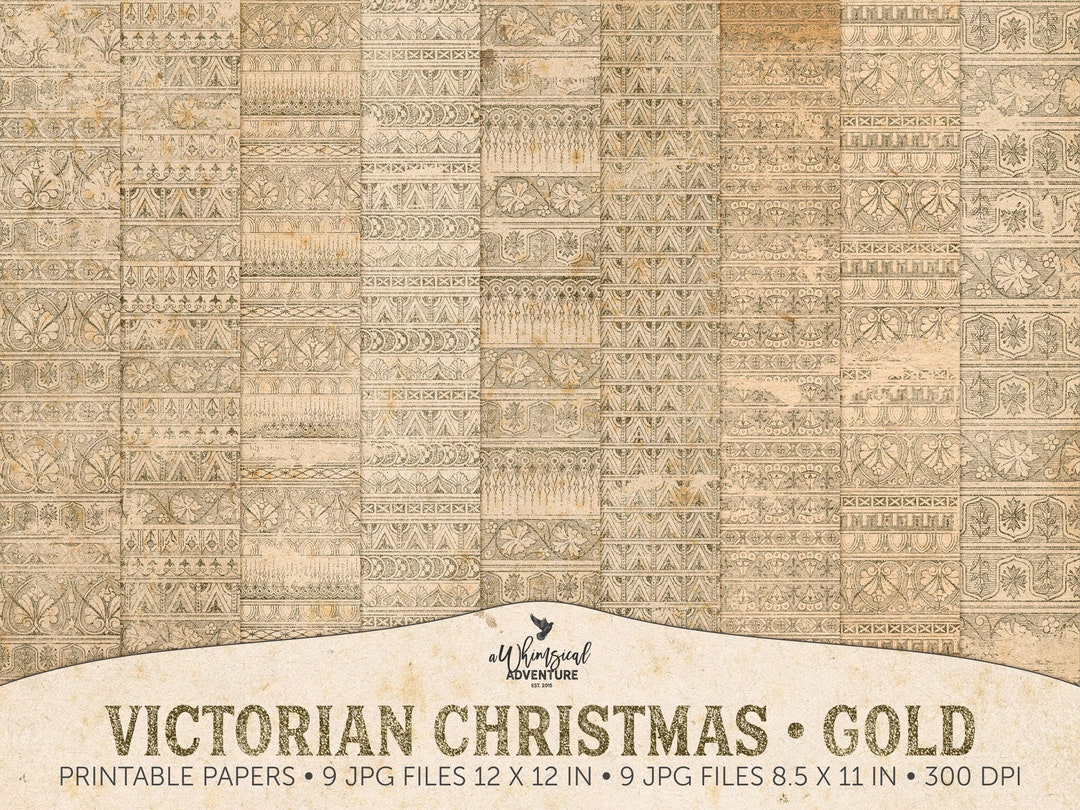 Christmas Wrapping Paper, Digital Christmas Stationery, Christmas ...