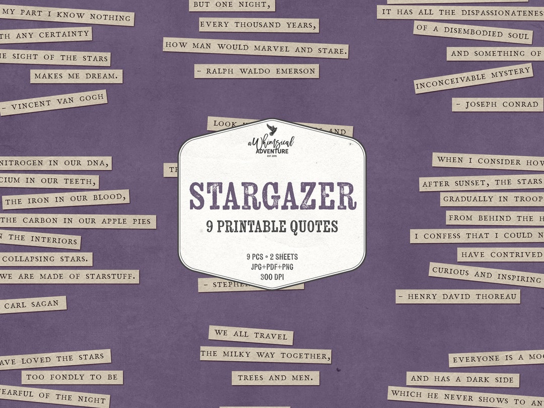 Space Quotes - Celestial Word Strips - Inspiring Digital Words - Cosmos ...