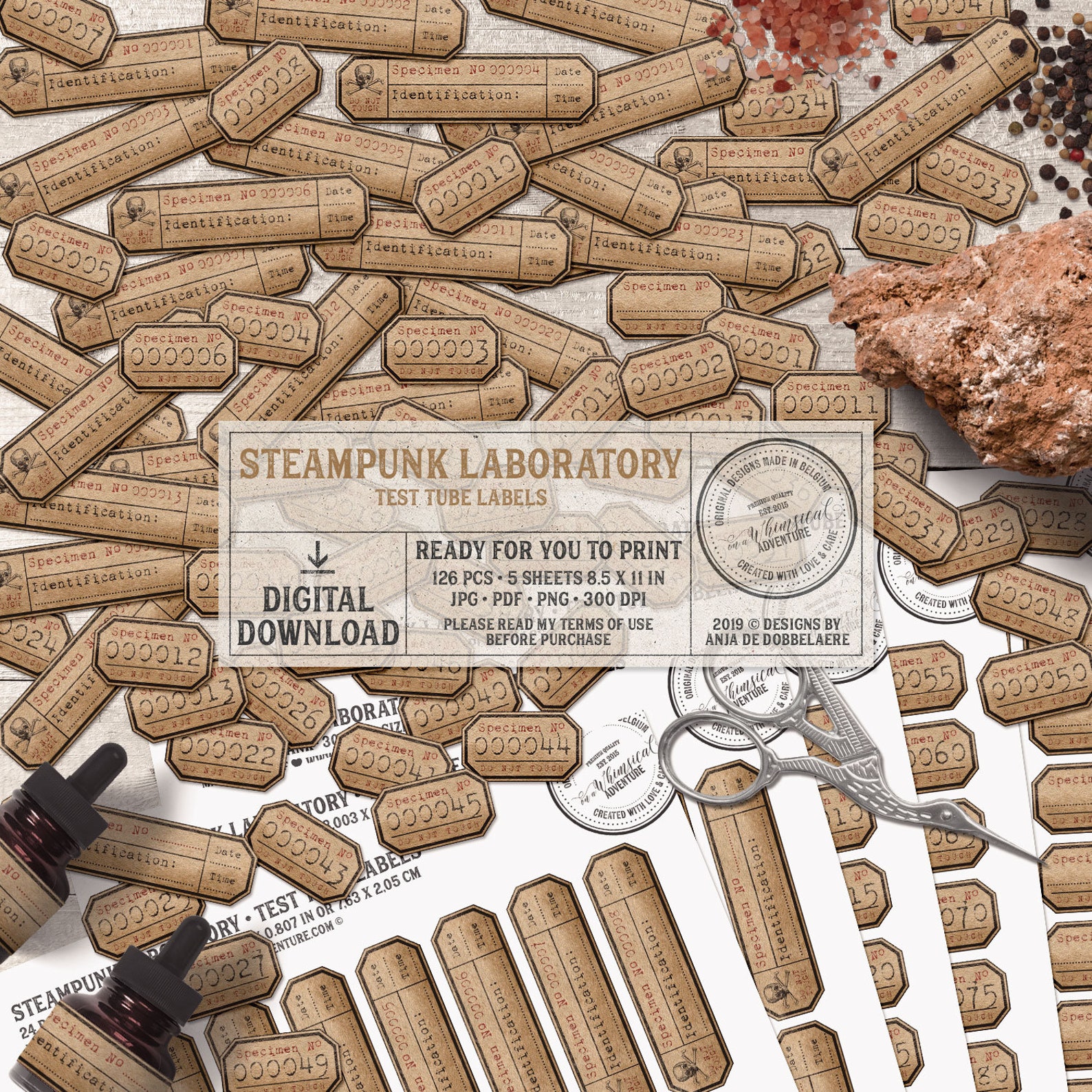 Steampunk Laboratory Mad Scientist Science Lab Experiment | Etsy