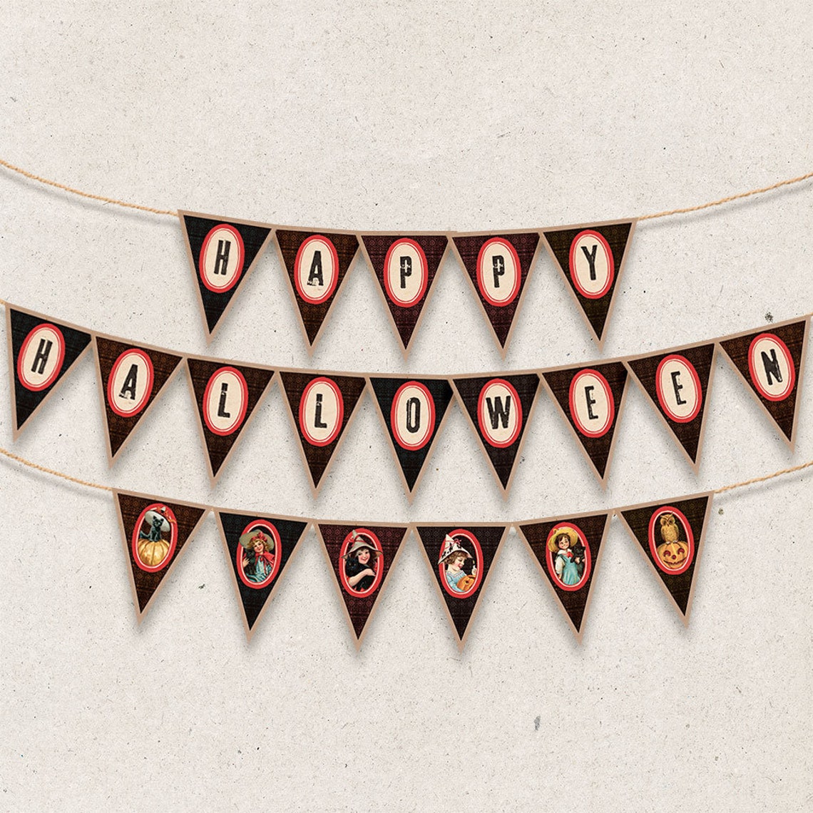 Halloween Banner Printable Banner Party Supplies Halloween - Etsy