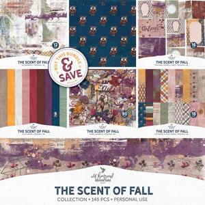Bundle and Save, Best Deal, Autumn Leaves, Digital Scrapbooking, Fall ...
