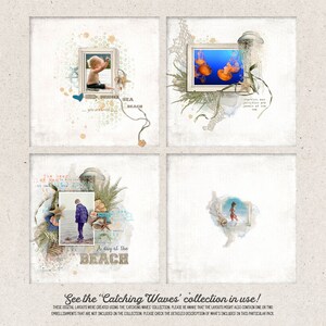 Solid Color, Digital Paper Pack, Instant Download, Beach Vacation, Sea ...