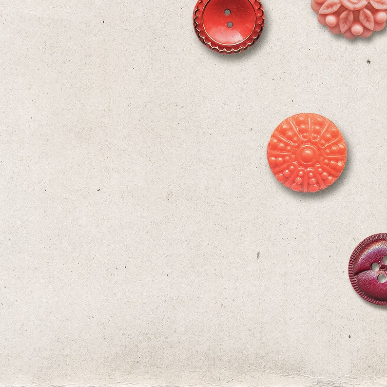 Retro Buttons, Vintage Button Mix, Digital Download, Commercial Use OK ...