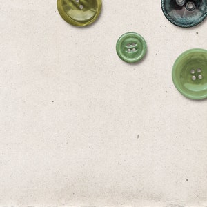 Green Buttons, Digital Scrapbooking Elements, Commercial Use OK ...
