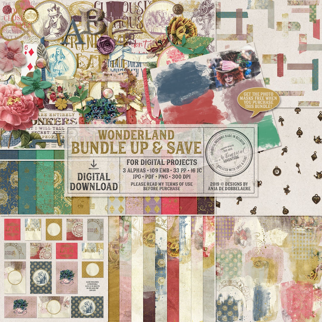 Free Gift, Best Value, Wonderland, Digital Scrapbooking, Scrapbook ...