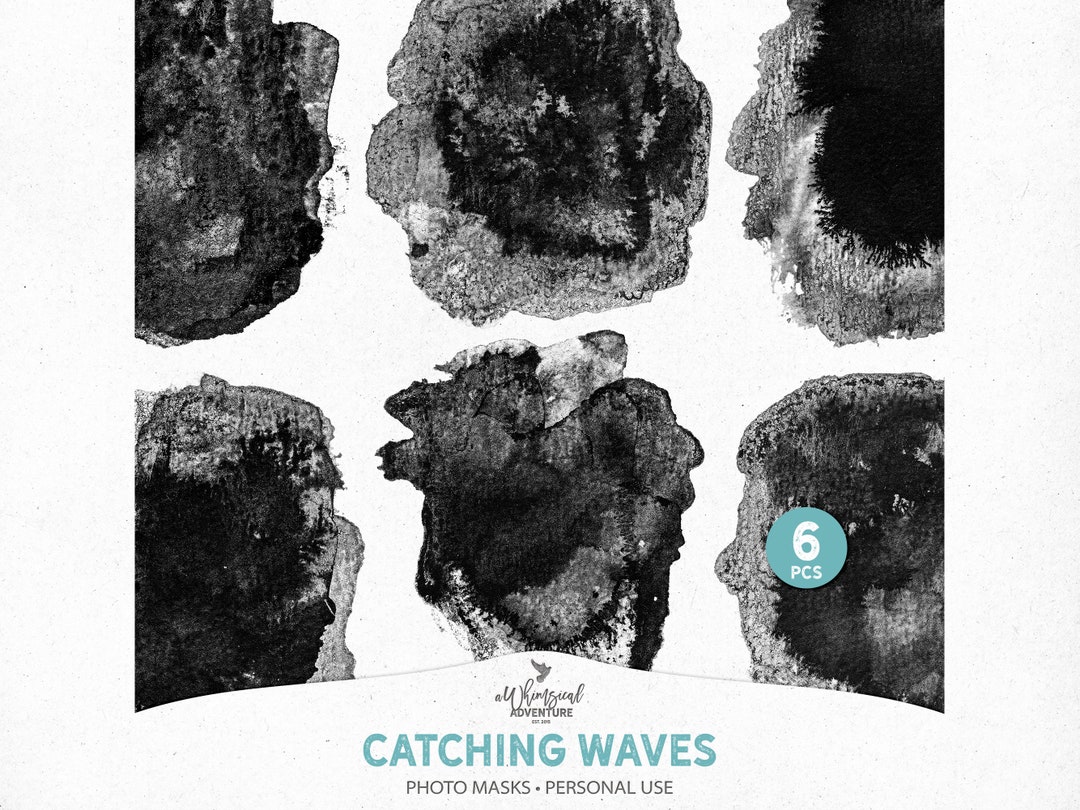 Paint Splash, Handmade Clipping Mask, Chinese Ink, Beach Vacation ...