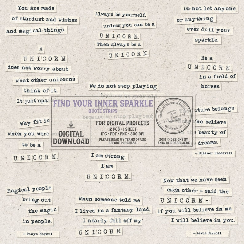 Unicorn Theme Best Value Bundle Once Upon A Time Iridescent | Etsy
