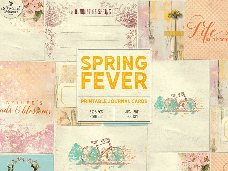 Spring Flowers, Bundle, Best Value, Spring, Colorful, Digital ...