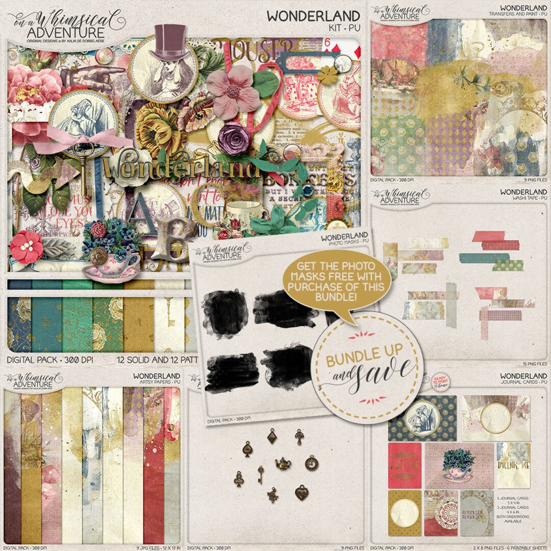 Free Gift, Best Value, Wonderland, Digital Scrapbooking, Scrapbook ...