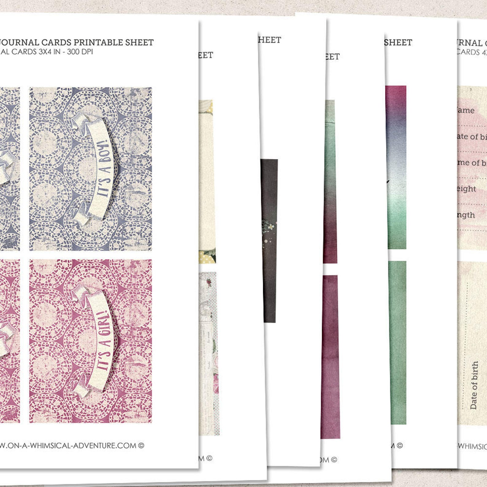 Memory Book Ideas, Pregnancy Journaling, Pocket Cards Printing, Newborn ...