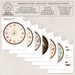 Clock Faces Kit Steampunk Clock Faces Printable DIY Clocks - Etsy
