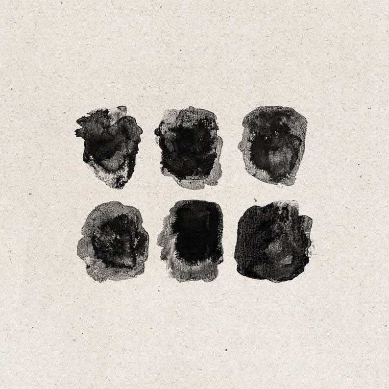 Paint Splash Handmade Clipping Mask Chinese Ink Beach | Etsy