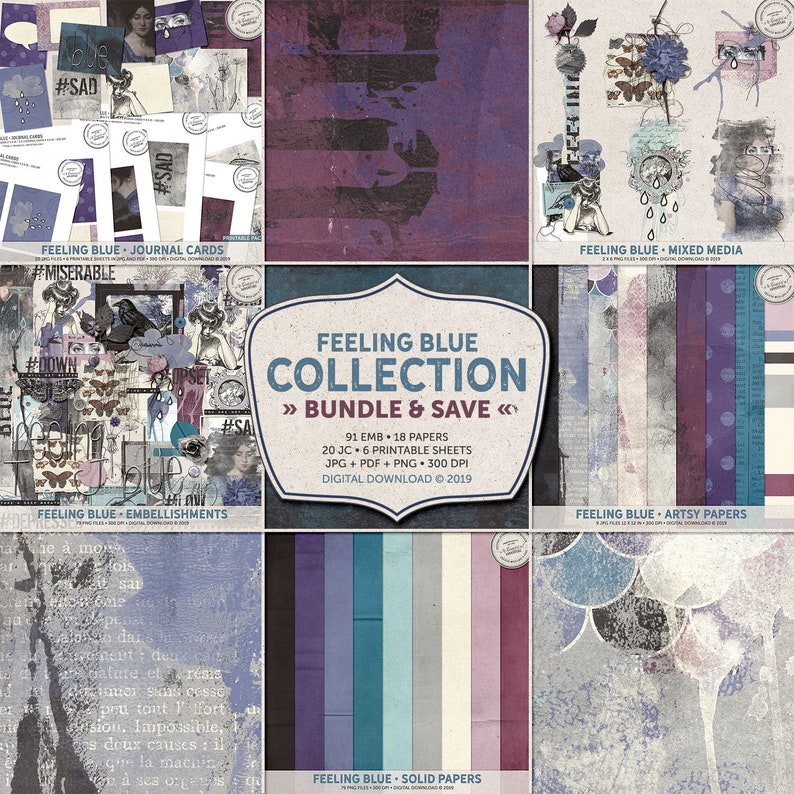 Feeling Blue Self-care Package Best Value Bundle | Etsy