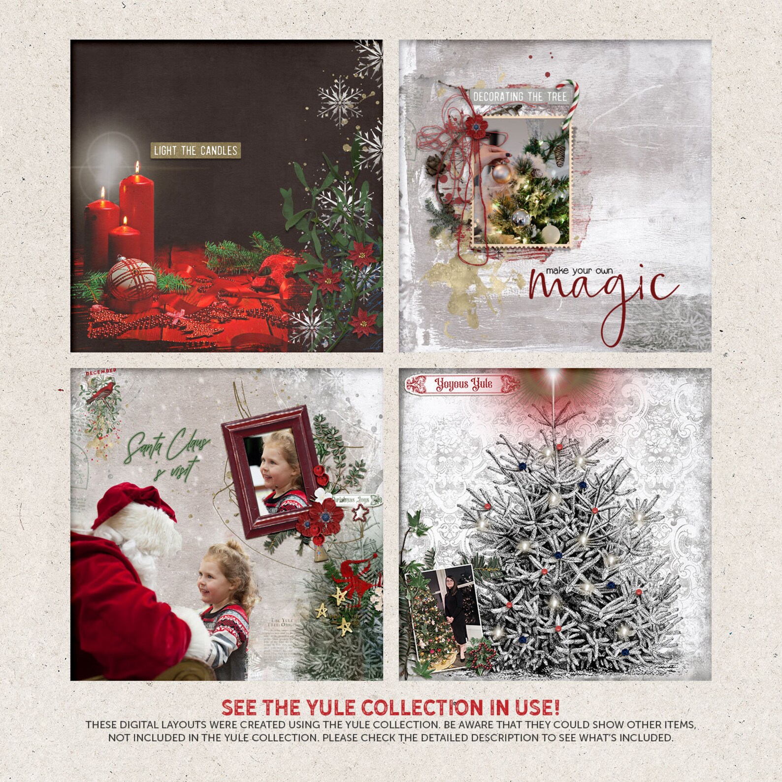 Yule Wheel of the Year Printable Vintage Floral PNG Clipart - Etsy