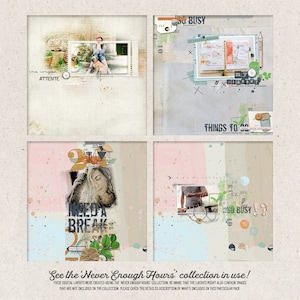 Busy Life Hours in A Day Mixed Media Hand Drawn Graphics | Etsy