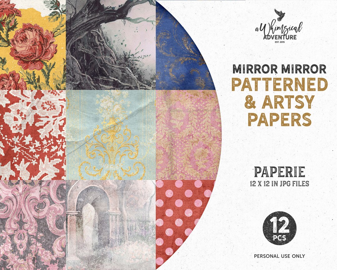 Mirror Mirror Snow White Story Princess Digital Scrapbook Paper Pack ...
