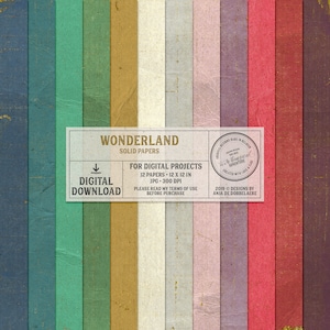 Alice in Wonderland, Scrapbook Kit, Digital Scrapbooking, Scrapbook ...