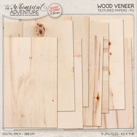 Wood Veneer Sheets For Printing Letter Size Wood Paper Wood | Etsy