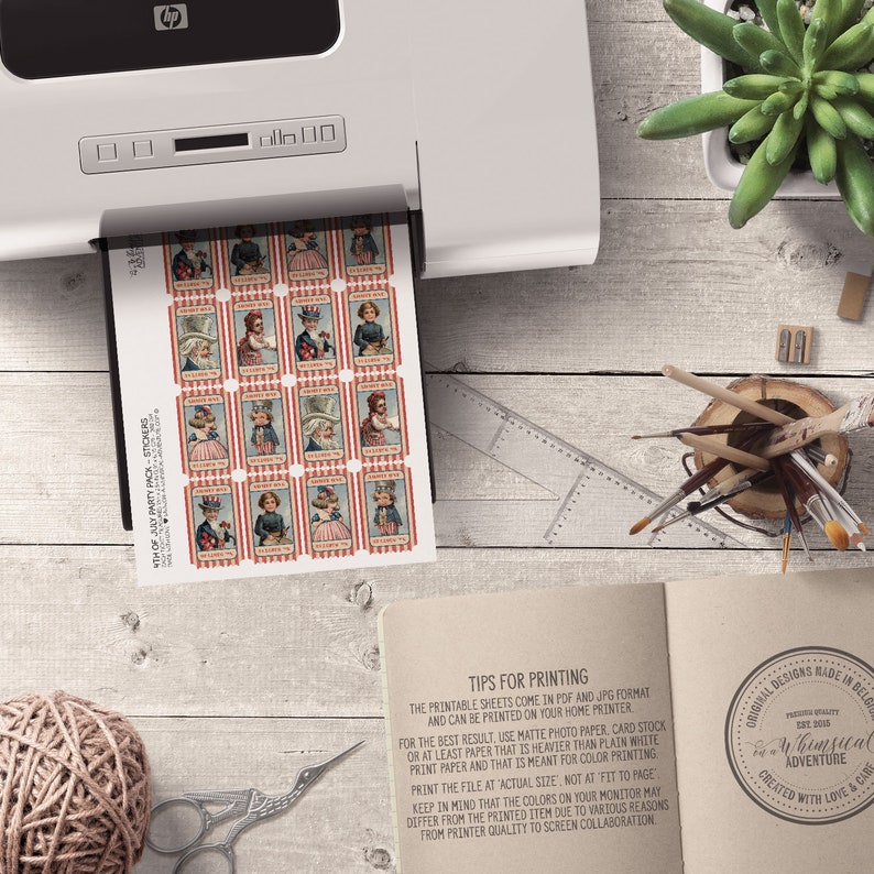 Raffle Tickets Admit One Stars and Stripes 4th of July Red - Etsy