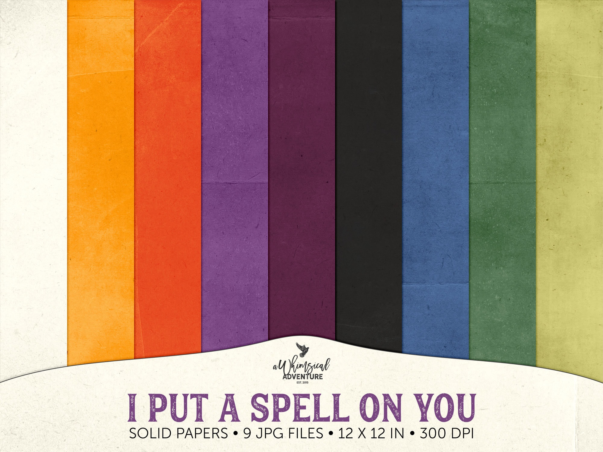 Solid Color Scrapbook Paper Halloween Digital Backgrounds I - Etsy