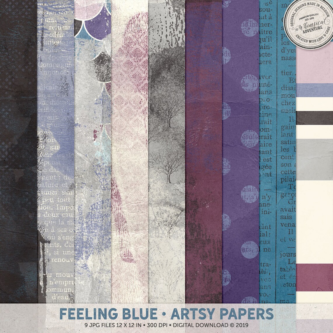 Feeling Blue Sadness Self-care Kit Anti-anxiety Art - Etsy