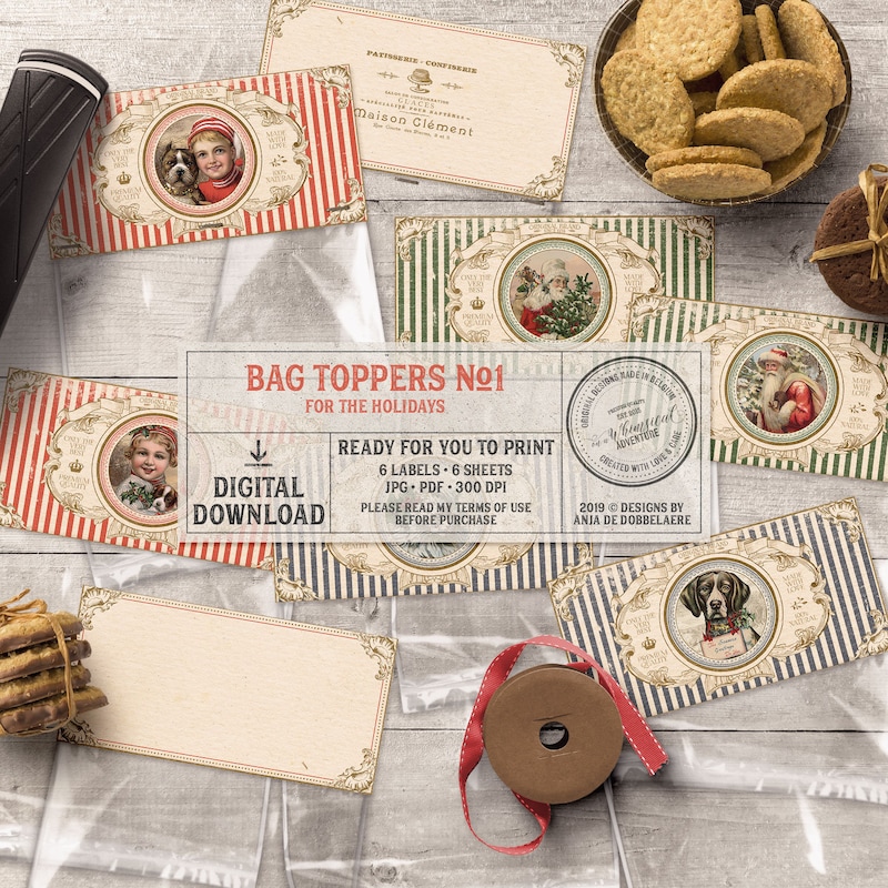 Candy Bag Toppers - Etsy